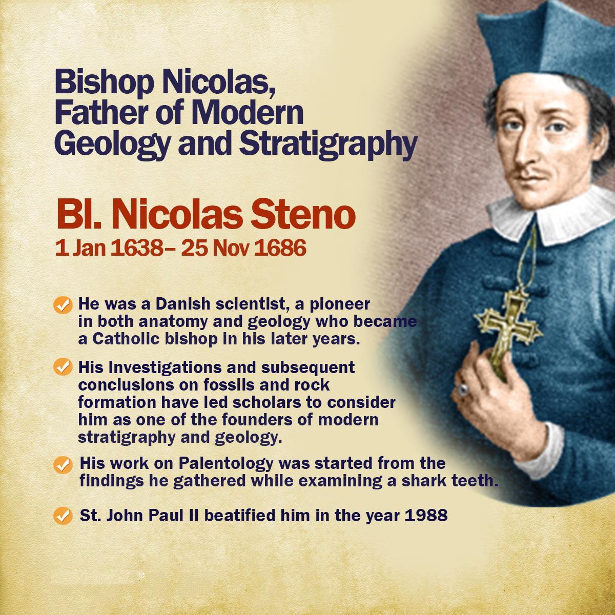 NICOLÁS STENO, BIOGRAFÍA Y APORTES DEL PADRE DE LA GEOLOGÍA